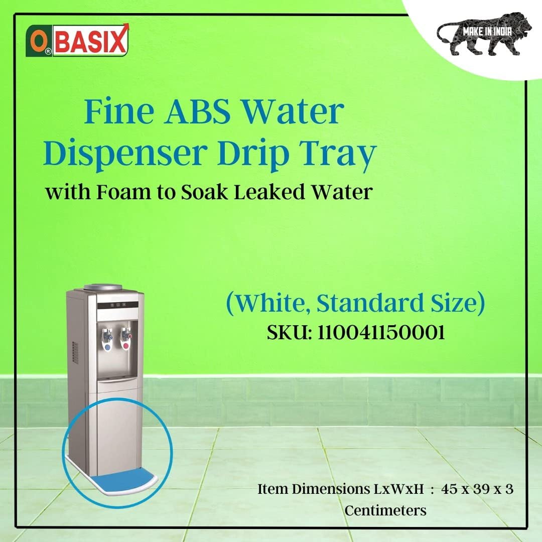 OBASIX® Water Dispenser Drip Tray| Fine ABS Standard Size Foam to Soak