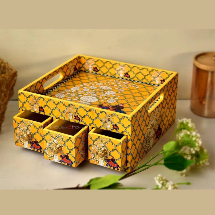 Wooden Multipurpose Drawer 10x10 Mix