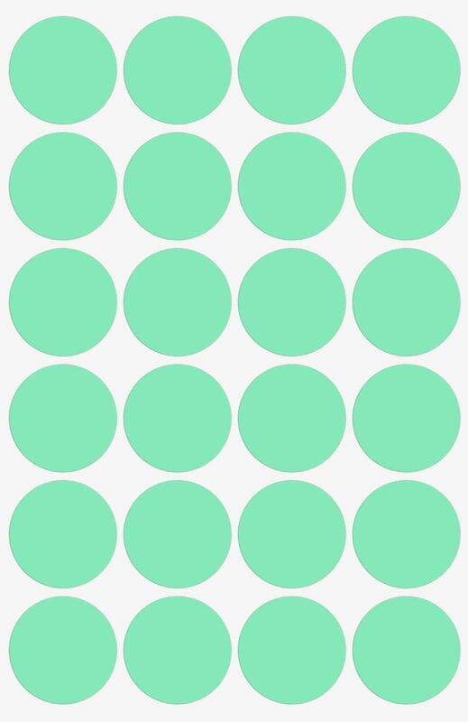 Royal Stickers No.3 Green Pack of 1000