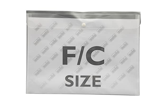 Solo Button Folder CH118 Transparent (Set of 12)