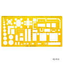 Stencil Plot Model Drawing Template KJ-004(JG)