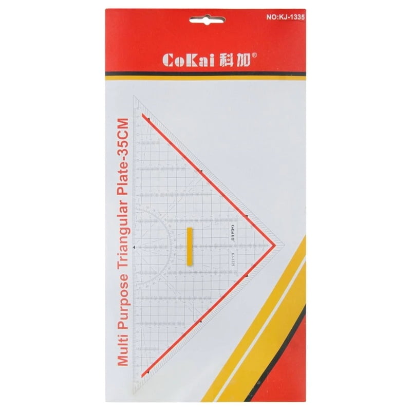 Stencil Plot Multi Purpose Triangular Plate KJ-1335(JG)