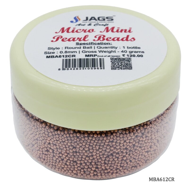 Micro Mini Pearl Beads 45gm Copper (JG)